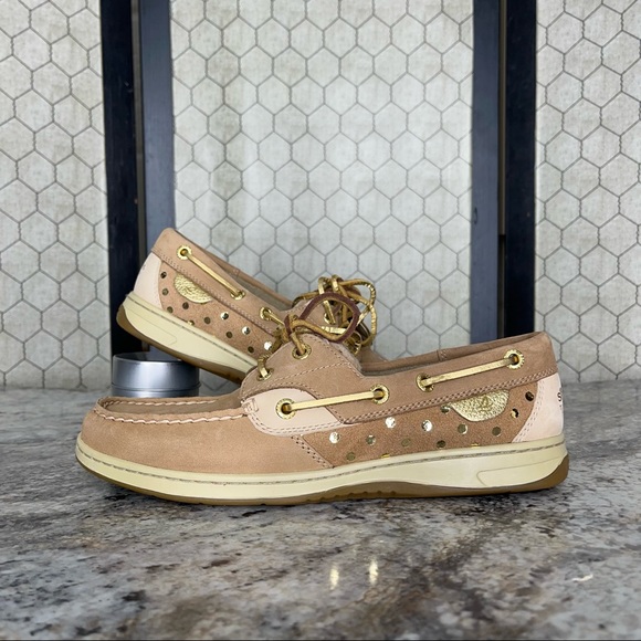 Sperry | Shoes | Sperry Bluefish Metallic Dot 2eye Boat Shoe | Poshmark